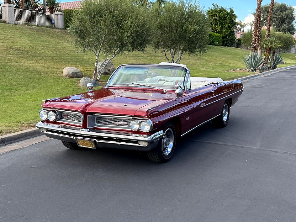 1962 PONTIAC GRAND PRIX CONVERTIBLE TRI PWR 421 V8 425HP 4 SPEED ...